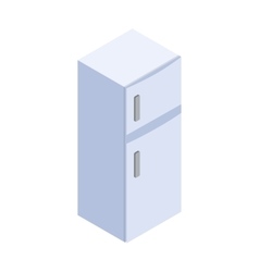 Realistic detailed isometric 3d fridge Royalty Free Vector