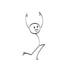 Stickman character Royalty Free Vector Image - VectorStock