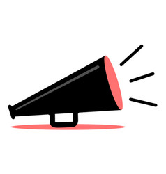 Megaphone isolate on white background Royalty Free Vector