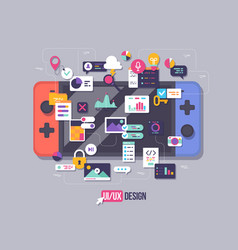 The process of developing interface for digital Vector Image