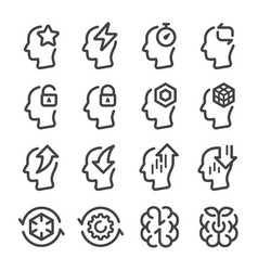 Brain icon Royalty Free Vector Image - VectorStock