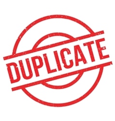 Duplicate rubber stamp Royalty Free Vector Image