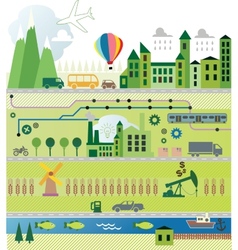 Cartoon map Royalty Free Vector Image - VectorStock