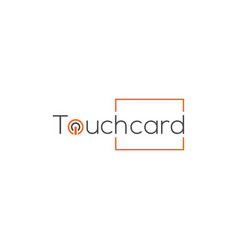 Modern and cool touch card logos are perfect Vector Image