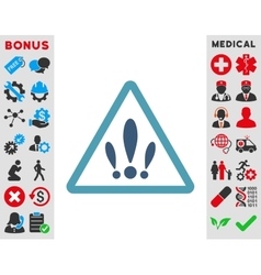 Multiple problems flat icon Royalty Free Vector Image
