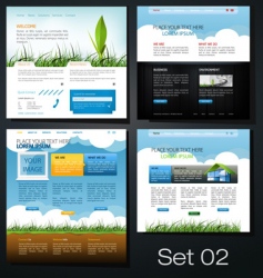 Web page design Royalty Free Vector Image - VectorStock