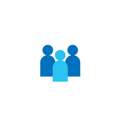 People icon business corporate team working Vector Image