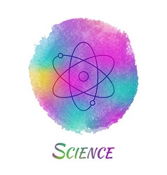 Science Environment Biology Watercolor Concept Vector Image