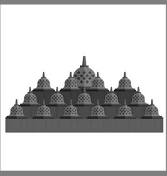Prambanan tample Royalty Free Vector Image - VectorStock