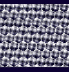 Seamless halftone honeycomb gradient Royalty Free Vector