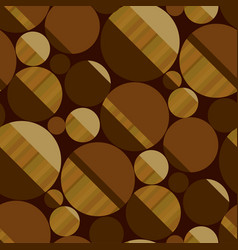 Sophisticated geometric pattern with wood texture Vector Image