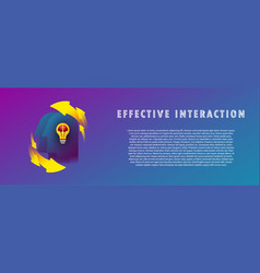 General knowledge thought-out idea Royalty Free Vector Image