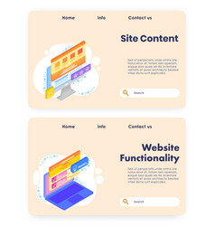 Html5 css3 js icon set web development logo icon Vector Image