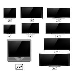 Tv screen retro monitor template electronic device