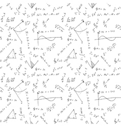 Seamless math background Royalty Free Vector Image