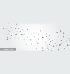 Abstract connection structure and science Vector Image