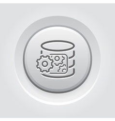 Collecting data icon flat design Royalty Free Vector Image