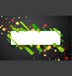 Colorful rectangular abstract background on white Vector Image