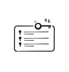 Hand drawn concept highlight main points Vector Image