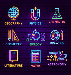 Education neon concept Royalty Free Vector Image