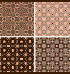Simple abstract patterns set Royalty Free Vector Image