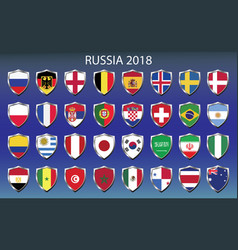 Infographic about fifa world cup russia 2018 Vector Image
