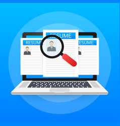 Recruitment concept hire workers choice Royalty Free Vector