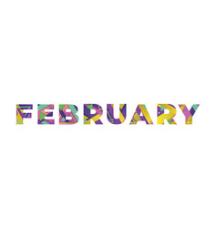 February Word Vector Images (over 2,400)