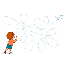 Handwriting practice basic writing skills early Vector Image