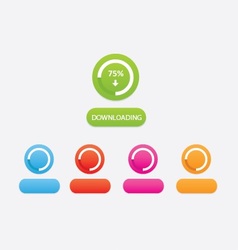 Download bar Royalty Free Vector Image - VectorStock