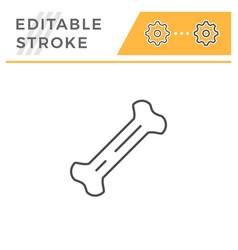 Bone line icon Royalty Free Vector Image - VectorStock