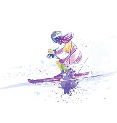 Snowboarding Royalty Free Vector Image - VectorStock