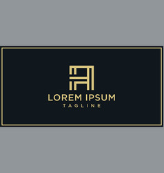 Ag square logo design inspiration Royalty Free Vector Image