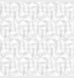 White geometric 3d texture seamless decorative Vector Image