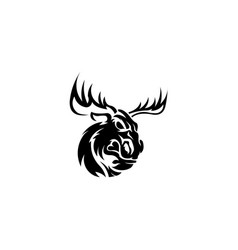 Angry Moose Vector Images (57)