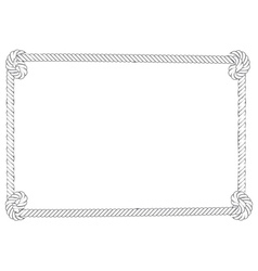 Rope border Royalty Free Vector Image - VectorStock