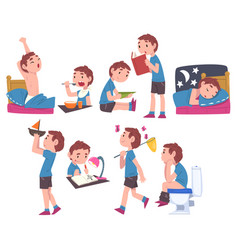 Kids Routine Vector Images (over 1,800)