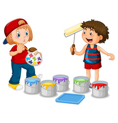 Carry paint Royalty Free Vector Image - VectorStock