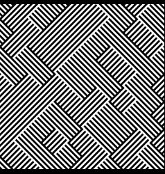 Parallel straight lines monochrome pattern Vector Image