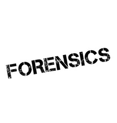 Forensics rubber stamp Royalty Free Vector Image
