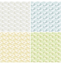 Set of four seamless pattern Royalty Free Vector Image