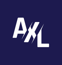 Monogram letters initial logo design ats Vector Image