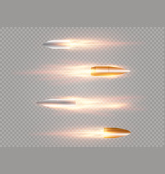 Flying bullet Royalty Free Vector Image - VectorStock