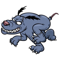 Zombies dog Royalty Free Vector Image - VectorStock