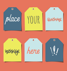 Red june tags Royalty Free Vector Image - VectorStock