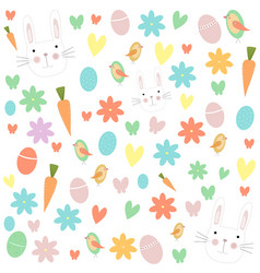 Colorful easter pattern Royalty Free Vector Image
