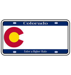 Colorado License Plate Vector Images (30)