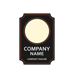 Vintage frame design for labels Royalty Free Vector Image