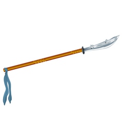 Decorative glaive Royalty Free Vector Image - VectorStock