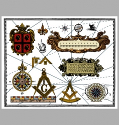 Antique map Royalty Free Vector Image - VectorStock